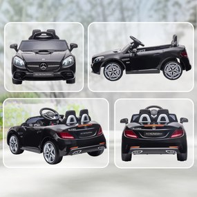 AIYAPLAY 12 V Dětské Elektrické Auto, Dětské Vozidlo s 2.4G Dálkovým Ovládáním, Elektrické Vozidlo s LED Světly, Bezpečnostním Páskem, Klaksonem, Hud…