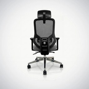 Ergonomická kancelářská židle se síťovinou tmavě šedá AXIS