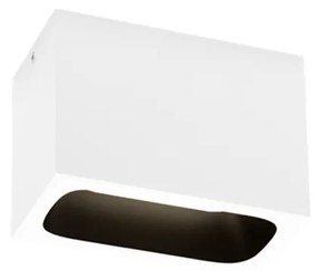 Hranolovité stropní svítidlo Pirro Opal Ceiling 2.0 Barva: Bílá / Černá, Teplota chromatičnosti: 2700 Kelvinů