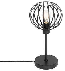 Designová stolní lampa černá - Johanna