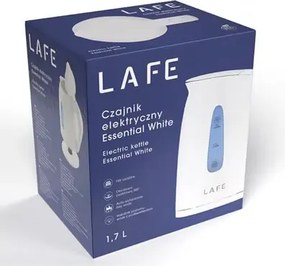 Lafe Essential bílá / Rychlovarná konvice / 2200 W / 1,7 l