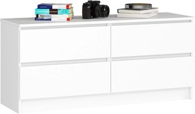 Komoda K120 4SZ bílá
