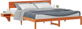 Rám postele Voskově hnědá 200 x 200 cm Masivní borové dřevo 3385750