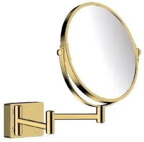 Hansgrohe AddStoris - Kosmetické nástěnné zrcátko, leštěný vzhled zlata 41791990