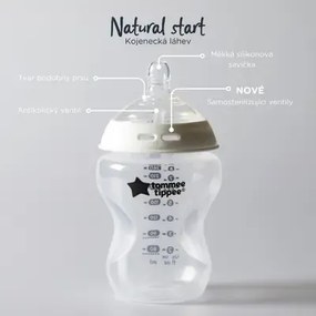 Tommee Tippee Natural Start samosterilizační kojenecká lahev s ANTI-CO