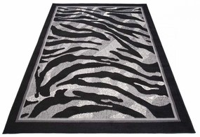 Kusový koberec PP Trio černý 130x190cm