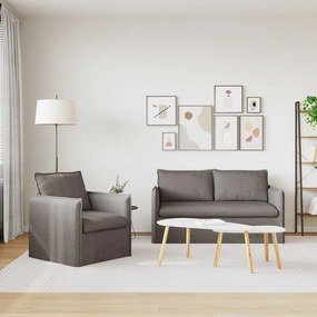 Set pohovek 2 ks Taupe Textil 3407571