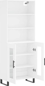 Skříň highboard bílá 69,5 x 34 x 180 cm kompozitní dřevo 3189341