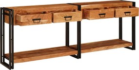 Konzolové stolky 2 ks Hnědá 200 x 33 x 75 cm 3324227