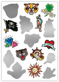 CLEMENTONI Tetování Crazy CHIC mystické pro kluky a holky 18119