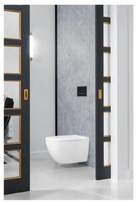 VILLEROY & BOCH Villeroy Boch ViConnect: M300 ovládací tlačítko k WC, Glass Glossy Black, 922160RB