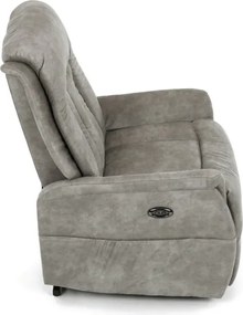 Polohovací křeslo šedé, elektrické TV-Q8575 GREY3