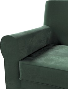 Potah na křeslo IKEA Ektorp Jennylund barva zelená látka lesklé, sametová