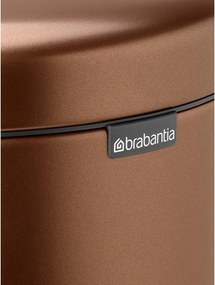 Nášlapný ocelový odpadkový koš v bronzové barvě 30 l NewIcon – Brabantia