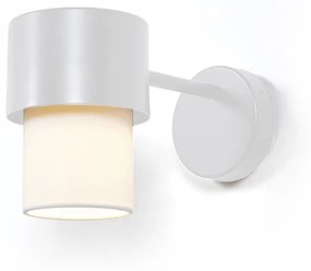 Moderní nástěnná lampička Kan Wall Barva svítidla: Bílá, Dekor: Cotonet bílý