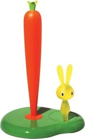 Stojan na roli papírových utěrek Bunny & Carrot 29 cm zelený