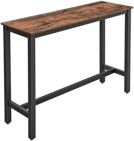 Barový stolek Peba hnědý