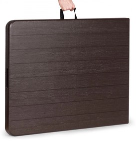 Skládací cateringový stůl Impro 180 cm hnědý