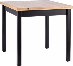 Jídelní rozkládací stůl Flip 80/120 cm dub Artisan/černý