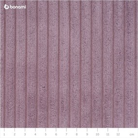 Růžový manšestrový taburet Nihad – Bobochic Paris
