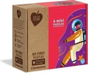 Clementoni Play For Future Moje první PUZZLE Ve vesmíru 4v1 / 2+3+4+5