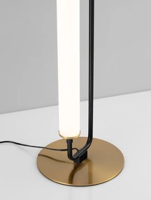 Bílá/matně černá kovová LED stolní lampa (výška 68 cm) Wetro – Nova Luce