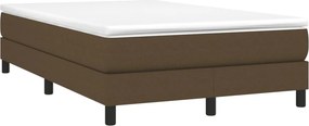 Box spring postel s matrací tmavě hnědá 120x190 cm textil 3269660