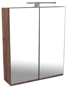 BPS-koupelny Zrcadlová skříňka závěsná Atica GO 70 ZS LED-CR s osvětlením Any LED 30 CR, chrom
