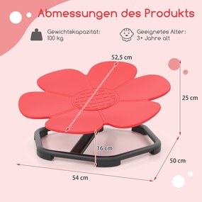 Costway Smyslové otočné křeslo Dětské 360° Dětské otočné křeslo Carousel Autism