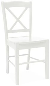 Jídelní židle MONDO — masiv buk, více barev Bílá