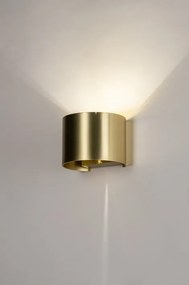 Nástěnné LED svítidlo do obýváku Frontal X Gold