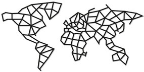 EWA Nástěnné dřevěné puzzle - Mapa světa