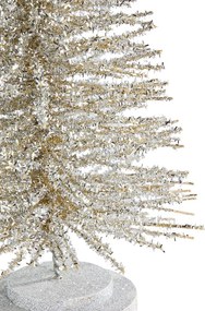X-MAS Dekorační jedle třpytivá 60 cm - stříbrná