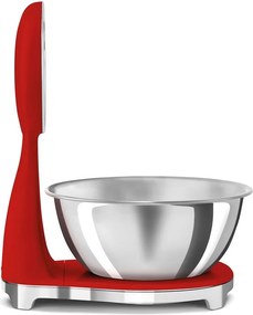 Červená plastová digitální kuchyňská váha – SMEG
