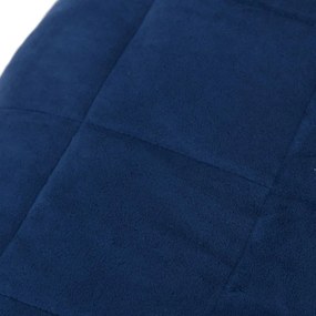 Zátěžová deka modrá 220 x 230 cm 15 kg textil,  3154863