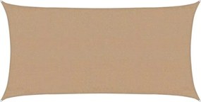 Plachta proti slunci 160 g/m² taupe 3 x 6 m HDPE 311405