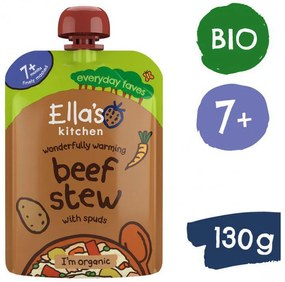 Ella's Kitchen BIO Dušené hovězí maso s bramborami (130 g)