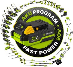 Fieldmann FZR 70465-0 2x20V - akumulátorová sekačka