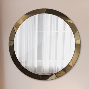 Kulaté dekorativní zrcadlo Moderní abstrakce fi 100 cm