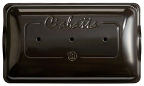 Emile Henry Forma na pečení 3 ks pařížských baget 39,5x24 cm antracitová Charcoal 795506