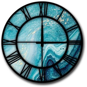 Wallexpert Dekorativní hodiny z MDF 5050MS-021, Vícebarevná