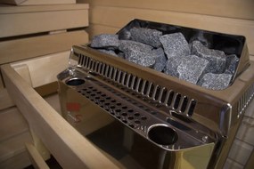 Harvia kombinovaná saunová kamna elektrická Topclass combi KV80SE, Steel