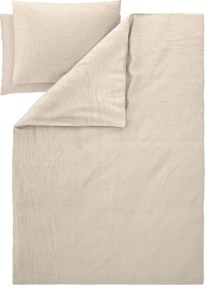 Livarno® Mušelínové ložní povlečení, 200 x 220 cm, 70 x 90 cm (béžová)