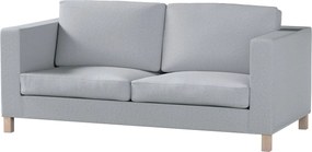 Potah na pohovku IKEA  Karlanda rozkládací, krátký barva šedá látka pletený vzor