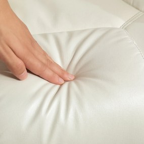 HOMCOM Relaxační křeslo s taburetem, TV křeslo s funkcí polohování, houpací funkce, čalouněné polohovací křeslo s nastavitelným opěradlem, do 150 kg,…