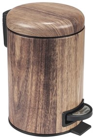 Pedálový ocelový odpadkový koš 3 l Acacia – Wenko