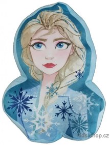 Setino - Tvarovaný 3D polštář / polštářek Ledové království - FROZEN - Elsa / 38 x 27 cm