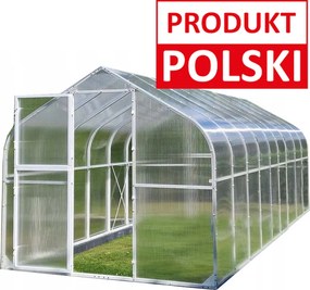 Polykarbonátový Skleník Tunel 15M2 250X600 Ptf Polsko Bílý