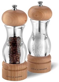 Cole&Mason - Sada mlýnků na sůl a pepř BEECH 2 ks buk 16,5 cm