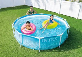 INTEX METAL FRAME POOLS Bazén 305 x 76 cm s kartušovou filtrací 28208GN